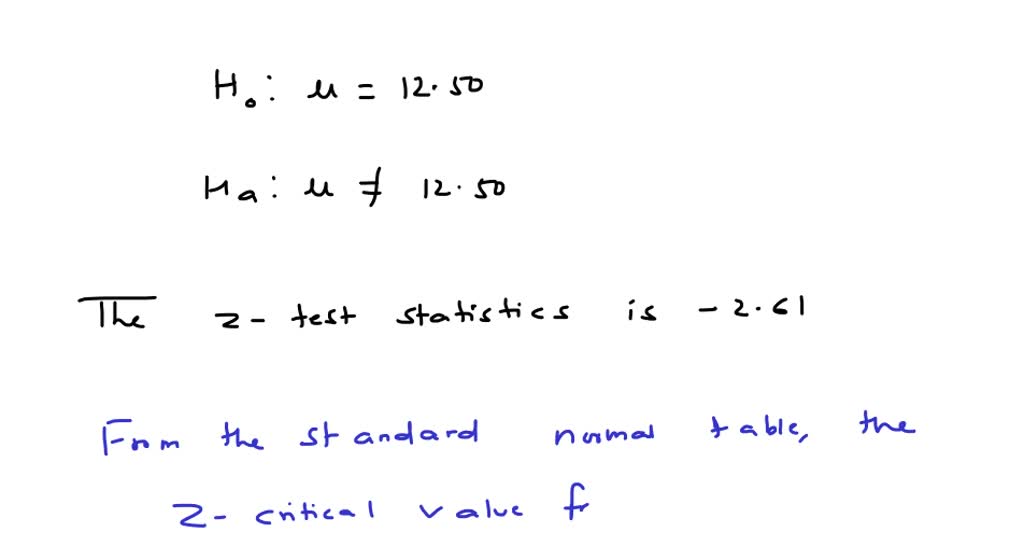 SOLVED: If you use a 0.01 level of significance in a two-tail ...