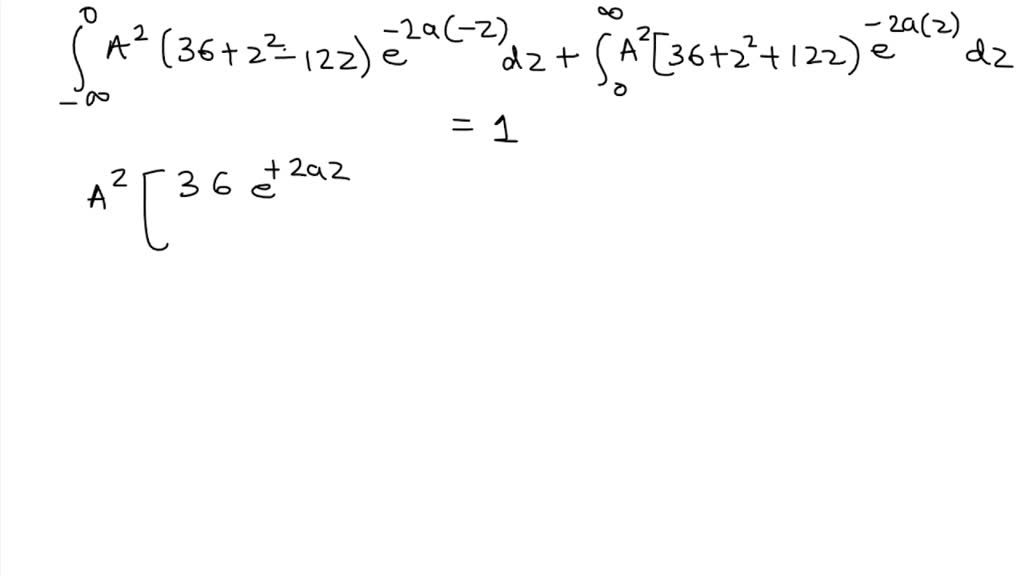 Solved Given Is The Ground State Wave Function Of A One Dimensional