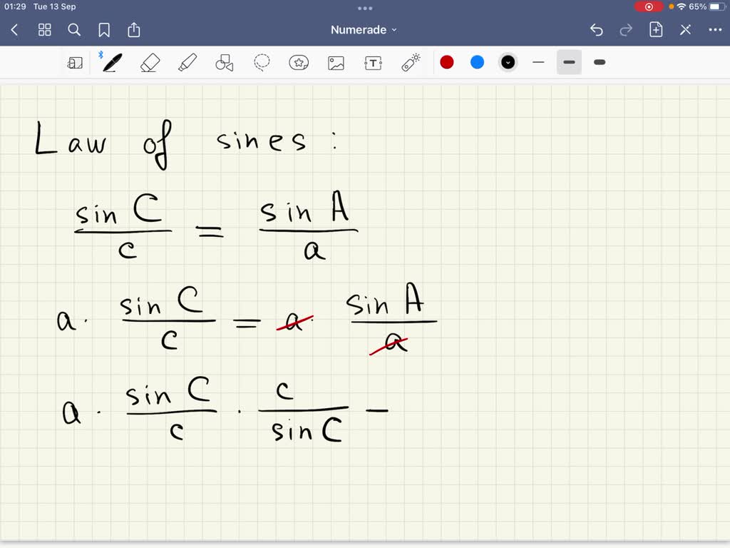 SOLVED: A triangle has side c=4 and angles A= pi/4 and B= pi/6. Find ...