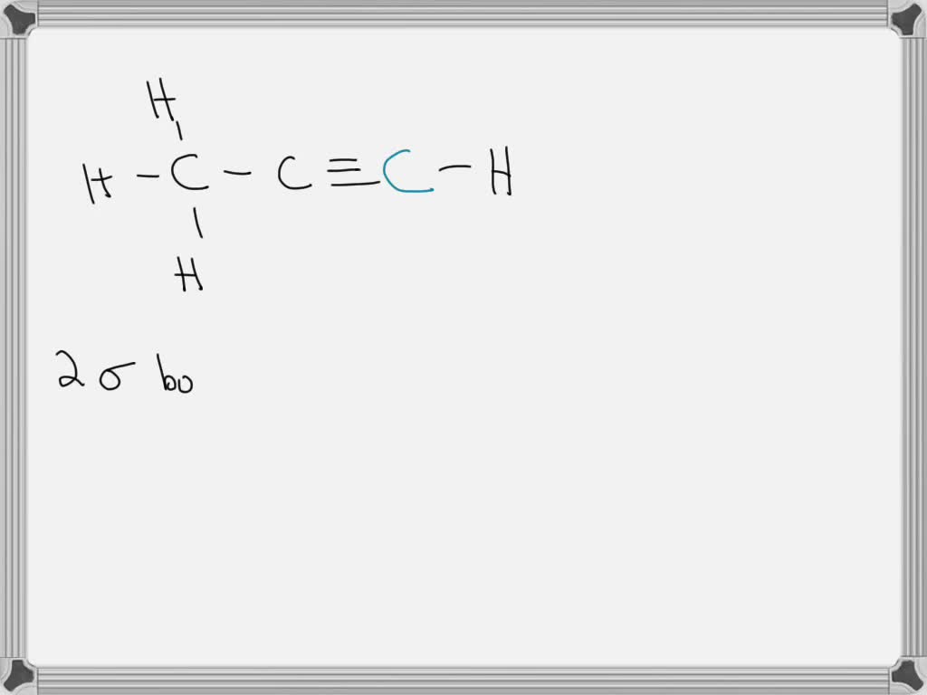 SOLVED: GHEMICAL BONDING Courting sigma and pi bonds in a small ...