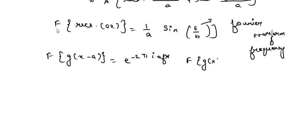 Solved In Fraunhofer Diffraction The Diffraction Pattern Produced By A Diffracting Object Is