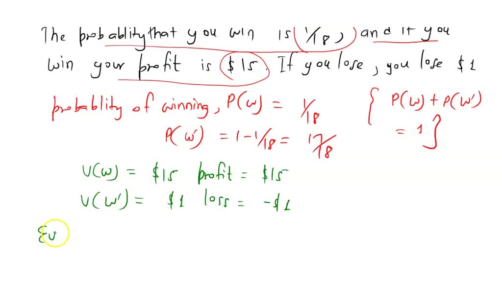 SOLVED: (b) Is it an expected gain or an expected loss? Round the ...