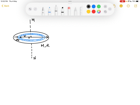 use eq 920 to calculate the moment of inertia of a uniform solid disk ...