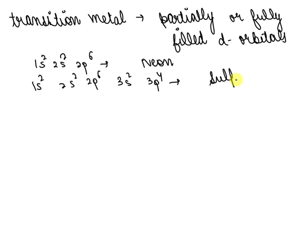 SOLVED: Directions: Choose the correct electron configurations for the ...