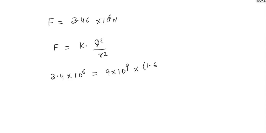 Two electrons have a force of 3.46x10^6 N. What is the distance between them?