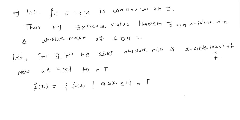 SOLVED: 5. Let be non-constant, continuous function defined on a closed ...