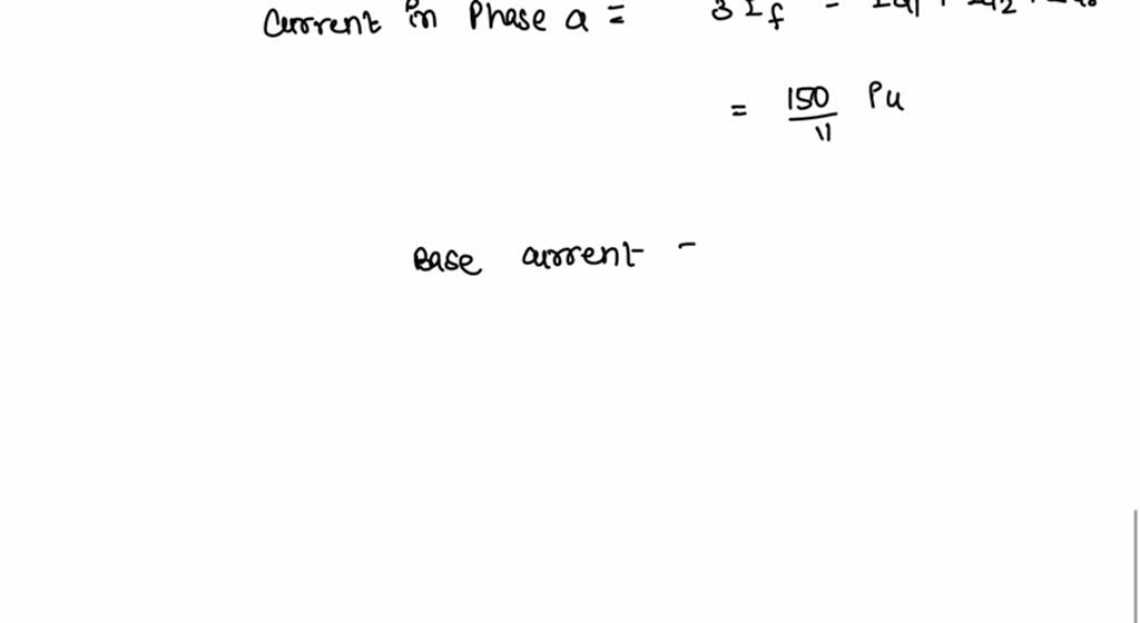 SOLVED: The positive sequence, negative sequence, and zero sequence reactance of a 15 MVA, 13 kV ...