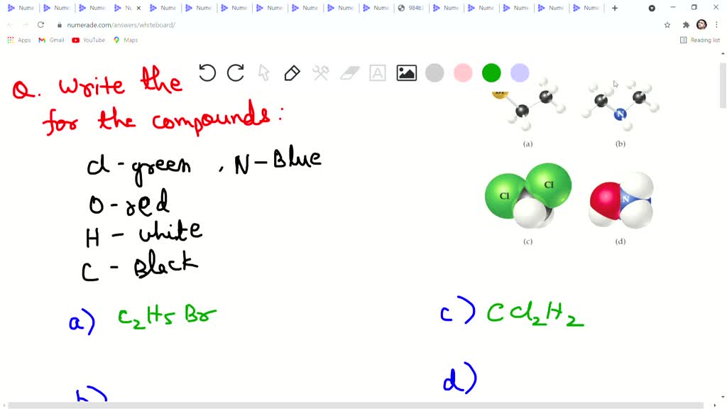 Solved Write The Molecular And Structural Formulas For The Compounds