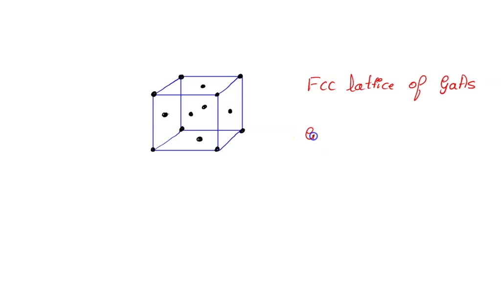 SOLVED: GaAs, a known semiconductor material, follows an FCC structure ...