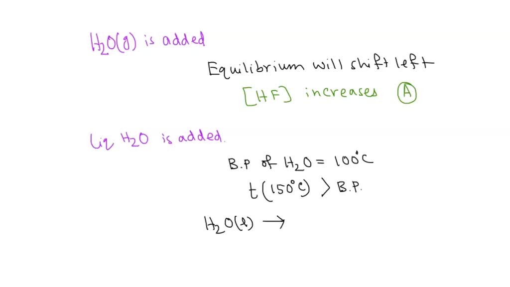 SOLVED: In a study of glass etching, a chemist examines the reaction ...
