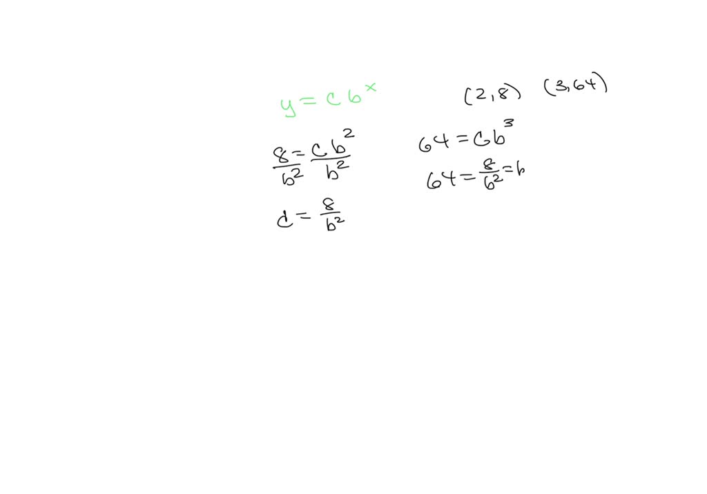 SOLVED: Find all values of the constants C and b such that the curve y ... SOLVED: Find all values of the constants C and b such that the curve y ...