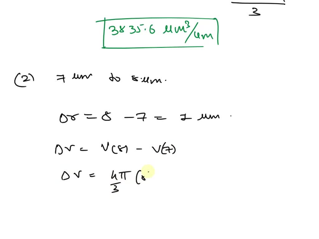 SOLVED: A large sphere of material is placed in a dissolving liquid. (a ...