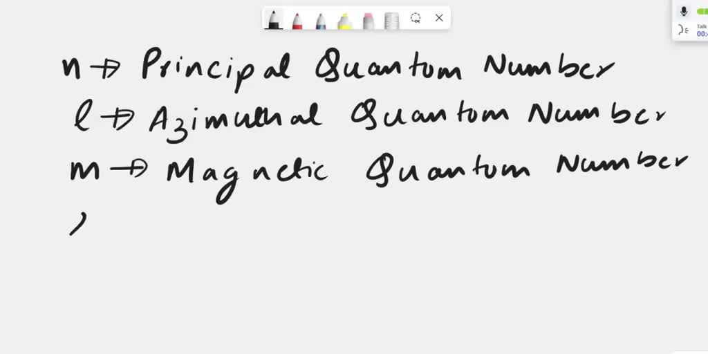 SOLVED: 16. The following combinations of quantum numbers are not allowed: Correct each set by ...