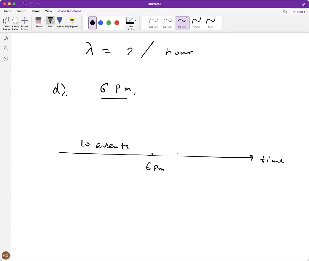 SOLVED: Text: Events occur according to a Poisson process with rate ð œ ...