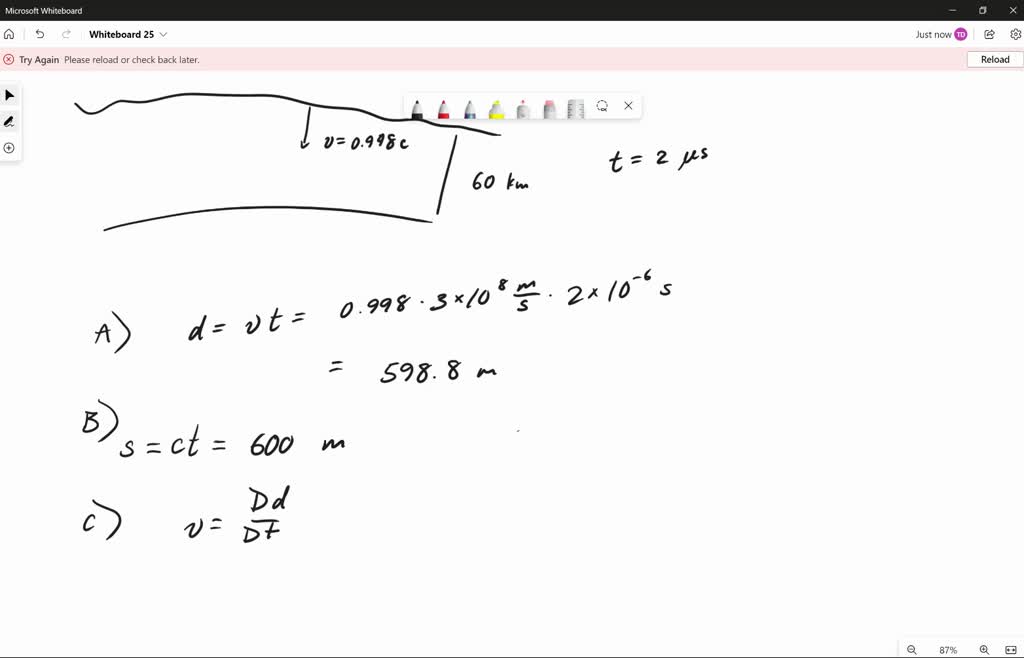 SOLVED: A particle called a muon decays into other particles in a time (on average) of 2.2us ...