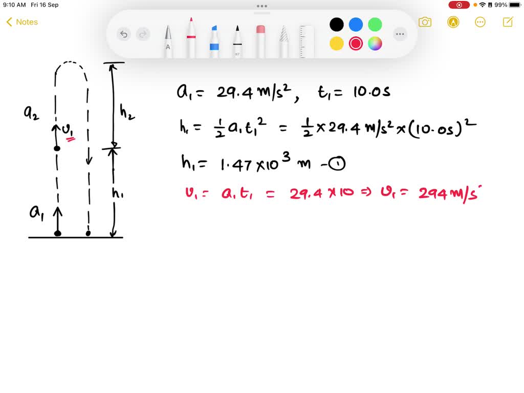 SOLVED: A rocket, initially at rest on the ground, accelerates straight ...
