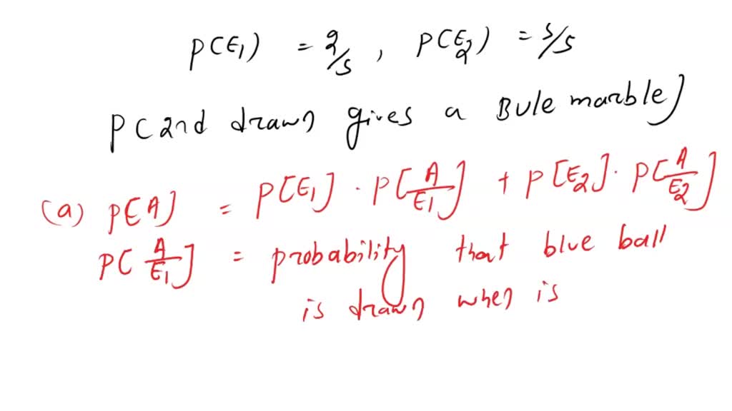 SOLVED: (a) A box contains 4 marbles, 2 Red, 1 Green, 1 Blue. Consider ...