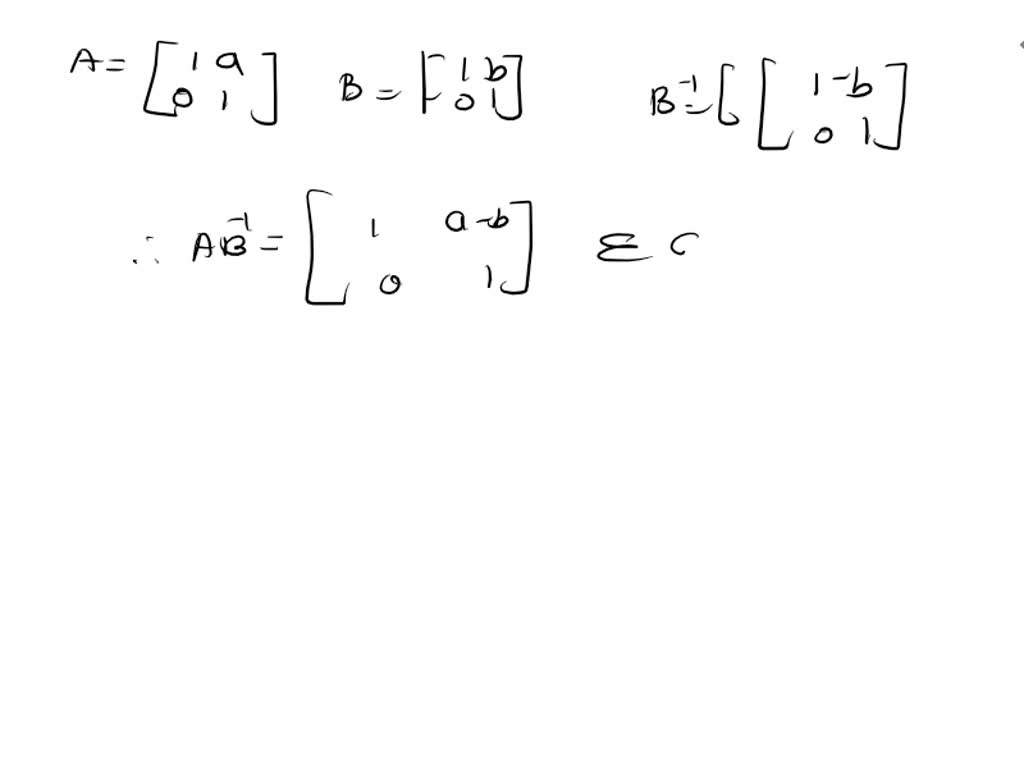 SOLVED: ) Consider the group (GL2 (Z5), ·) where · is usual matrix ... SOLVED: ) Consider the group (GL2 (Z5), ·) where · is usual matrix ...