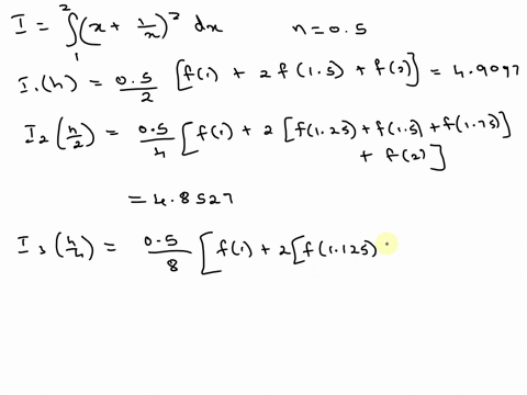 Use romberg integration to evaluate 4 dx to an accuracy of s...