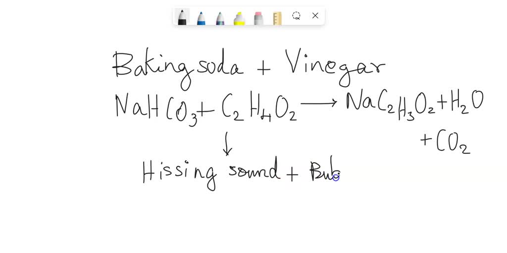 SOLVED: 6. Which gas is produced when baking soda is mixed with Vinegar ...