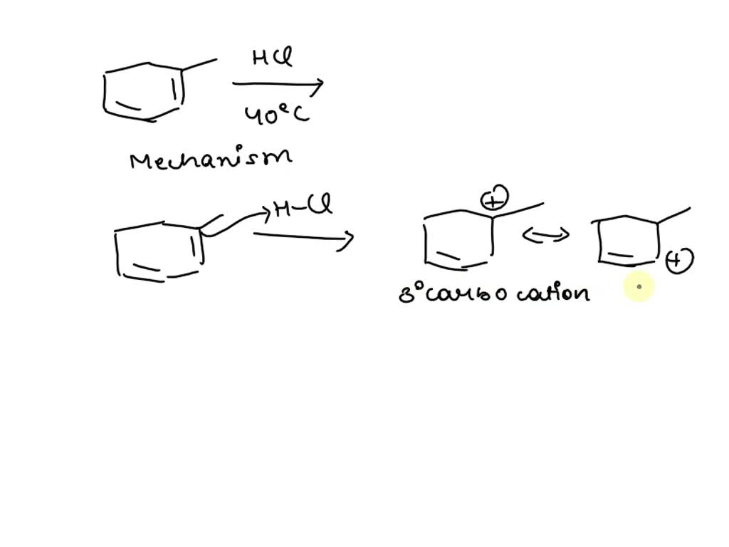 SOLVED: The major product from the addition of HCl to vinylcyclohexane ...