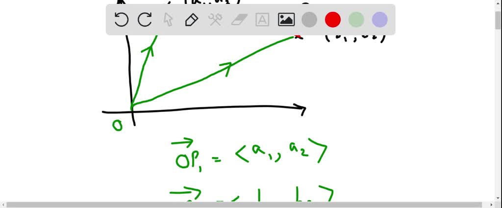 SOLVED: What us the position vector P1P2 of the vectors with initial ...