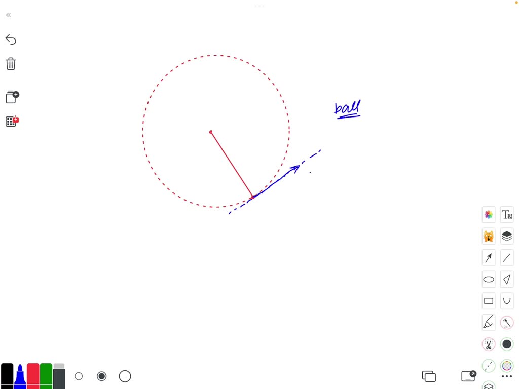 SOLVED: 6. heavy ball is attached to a string and swung in a circular path in a horizontal plane ...