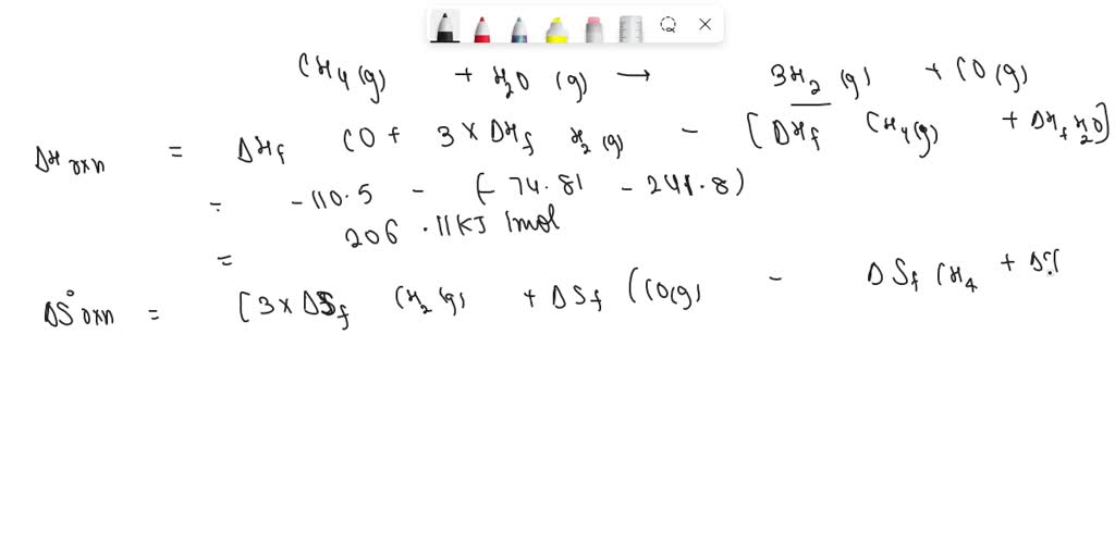 SOLVED: Calculate standard free energy change using ΔH and Sº values ... SOLVED: Calculate standard free energy change using ΔH and Sº values ...