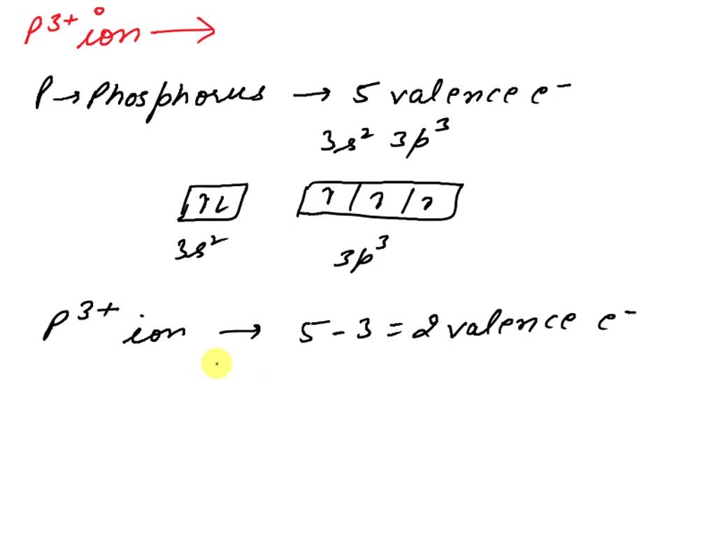 SOLVED: For the P3+ ion, what type of orbital do the electrons with ...