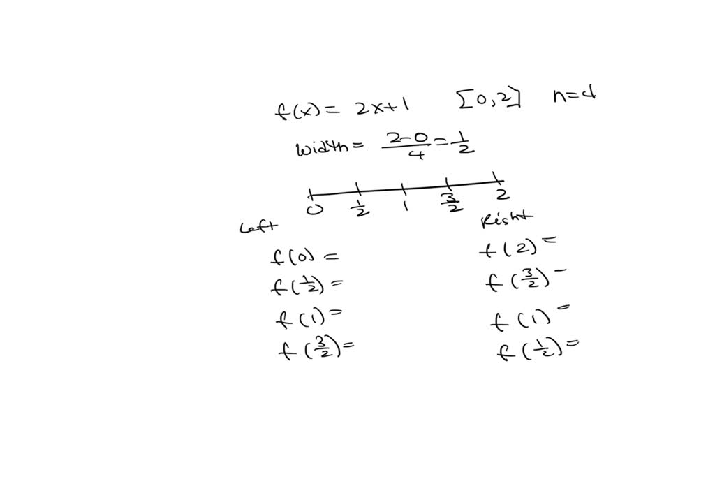 SOLVED: Use left and right endpoints and the given number of rectangles to find two ...