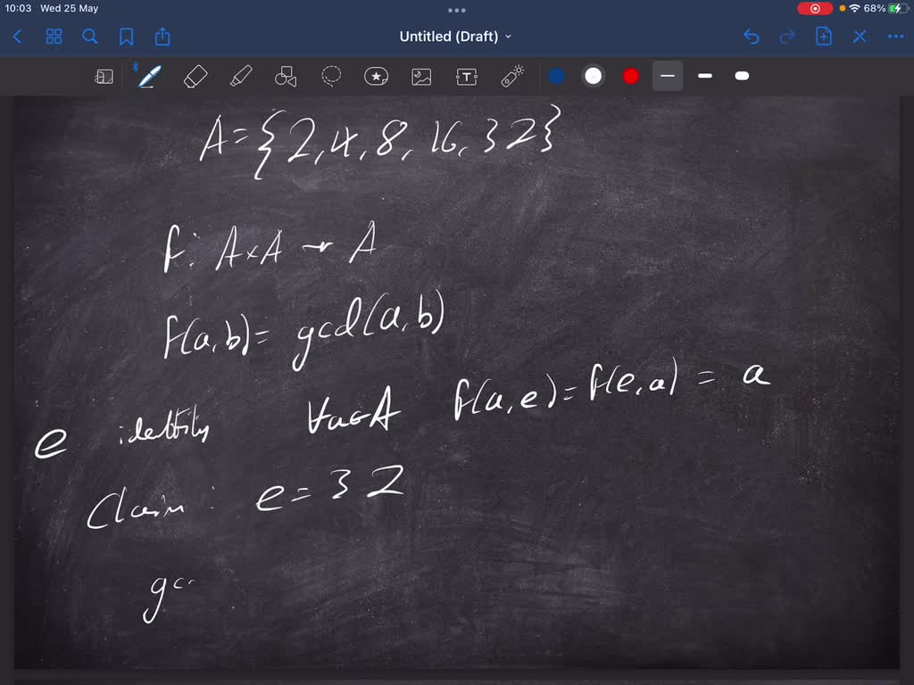 SOLVED: References. 8. Let A = 2, 4, 8, 16, 32, and consider the closed ...