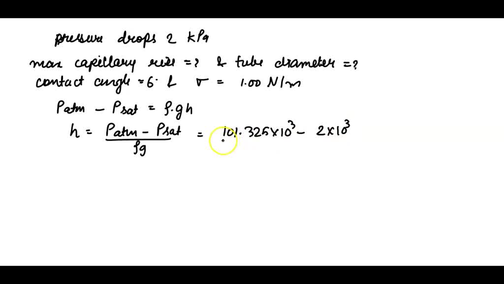 SOLVED: A capillary tube is immersed vertically in a water container ...