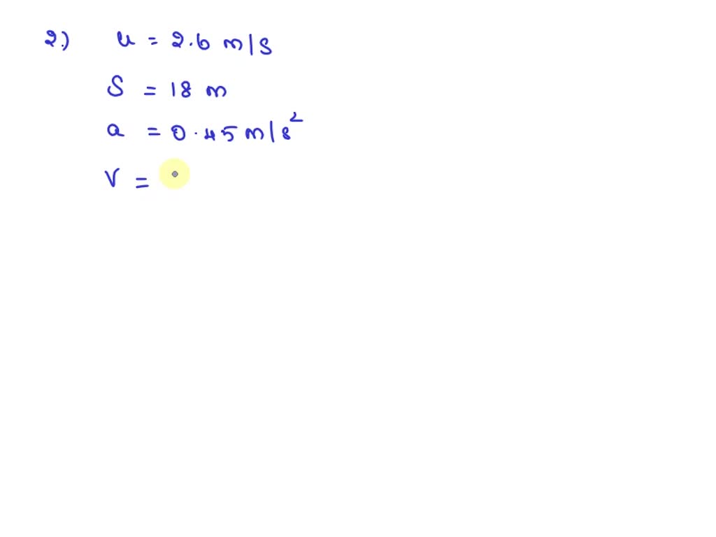 SOLVED: 3a The final velocity of a train after applying its brakes for ...