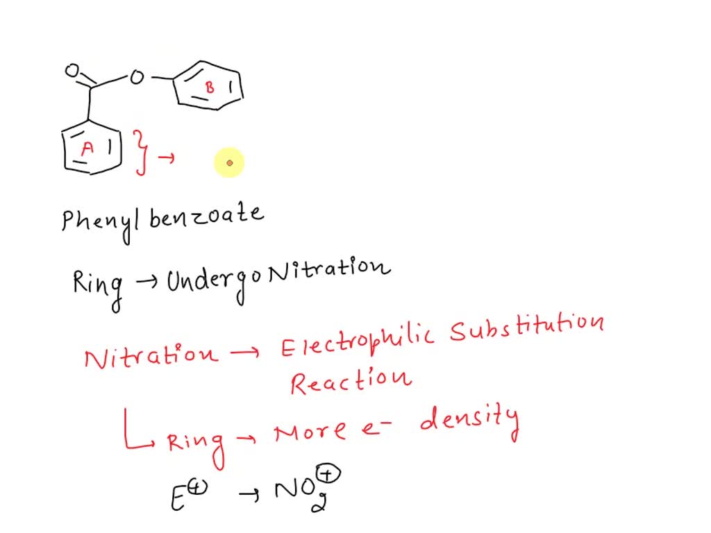 2. Which ring of phenyl benzoate would you expect to undergo nitration ...