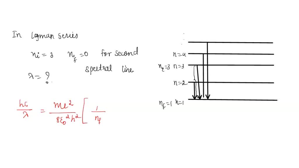 SOLVED: Using the Rydberg formula , calculate the wavelenght of the ...