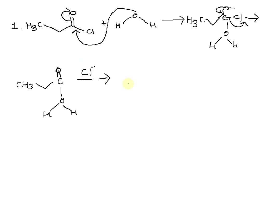 SOLVED: (Spts) Write the equation for the reaction. Be sure to draw the ... SOLVED: (Spts) Write the equation for the reaction. Be sure to draw the ...