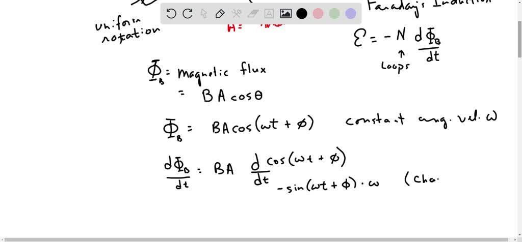 SOLVED: In this pre-lab, you will derive the voltage generated in a ...