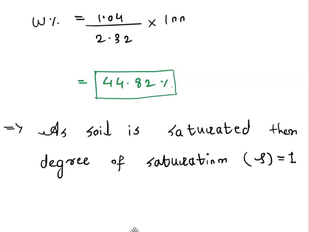 SOLVED: Texts: Engineering 3. The porosity of a soil sample is 35%, and ...