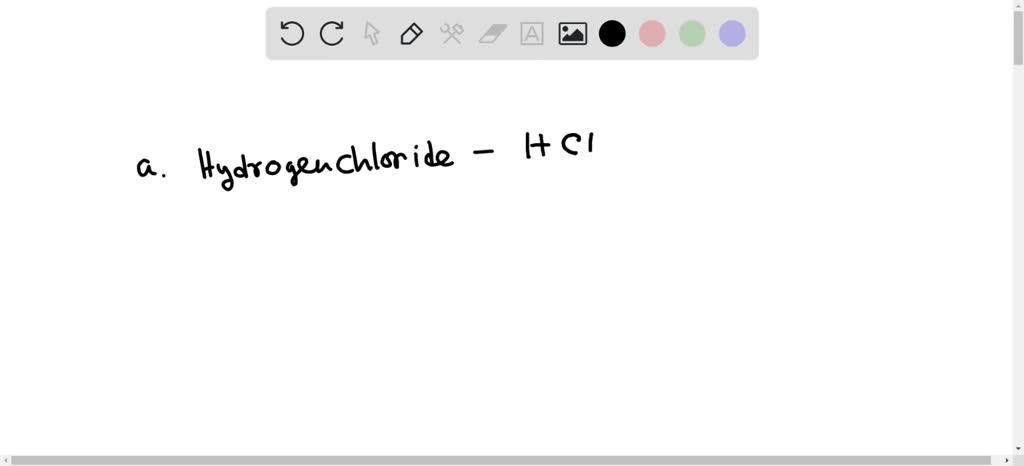 SOLVED: Determine molecular formula of hydrogen chloride sulphur ...