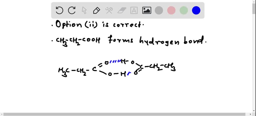 SOLVED: Which of the following pure compounds can form hydrogen bonds ...