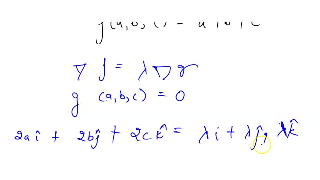 Solved Minimizing A Sum Of Squares Find Three Real Numbers Whose Sum Is 9 And The Sum Of Whose