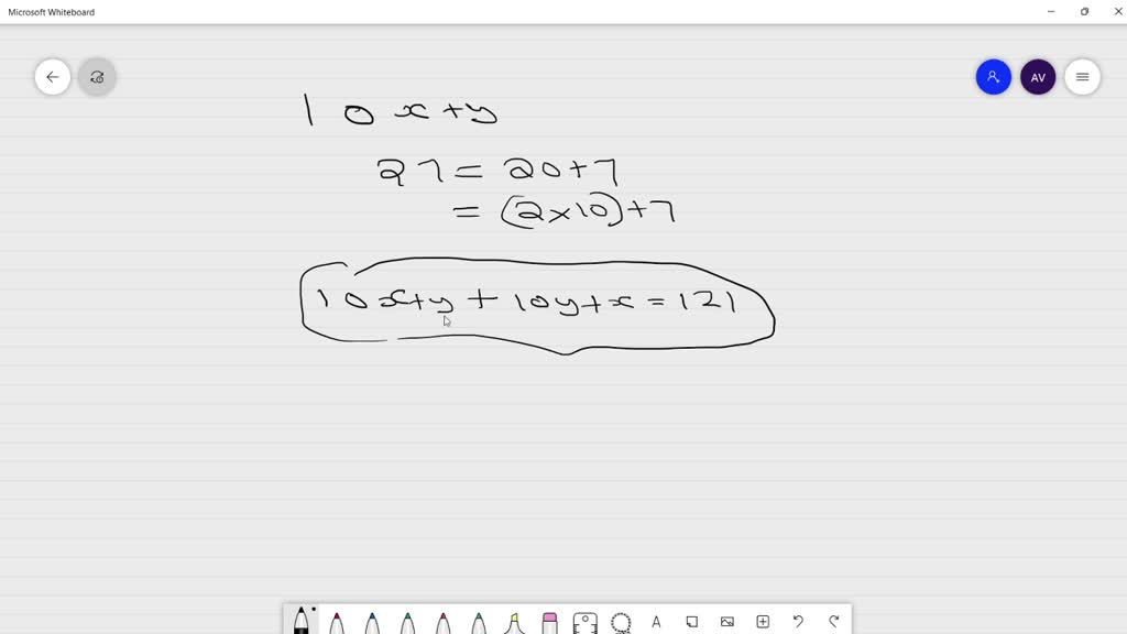 Solved The Sum Of A Two Digit Number And The Number Obtained By Reversing Its Digits Is 121