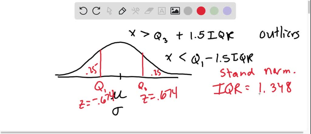 SOLVED: Outliers The percent of the observations that are classified as ...