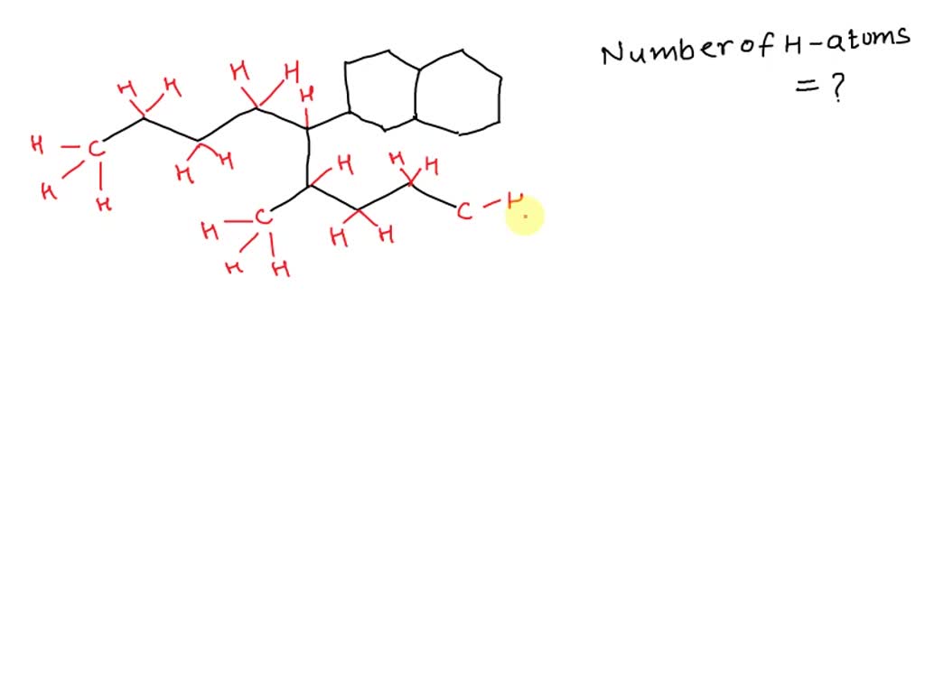Solved The Compound Below Contains A Total Of How Many Hydrogen Atoms