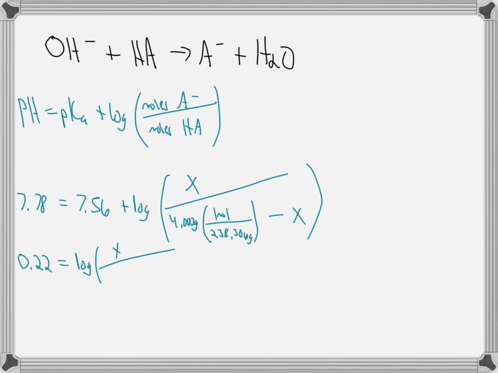 Calculate the volume, in milliliters, of a 0.660 M KOH solution that should be added to 4.000 g ...