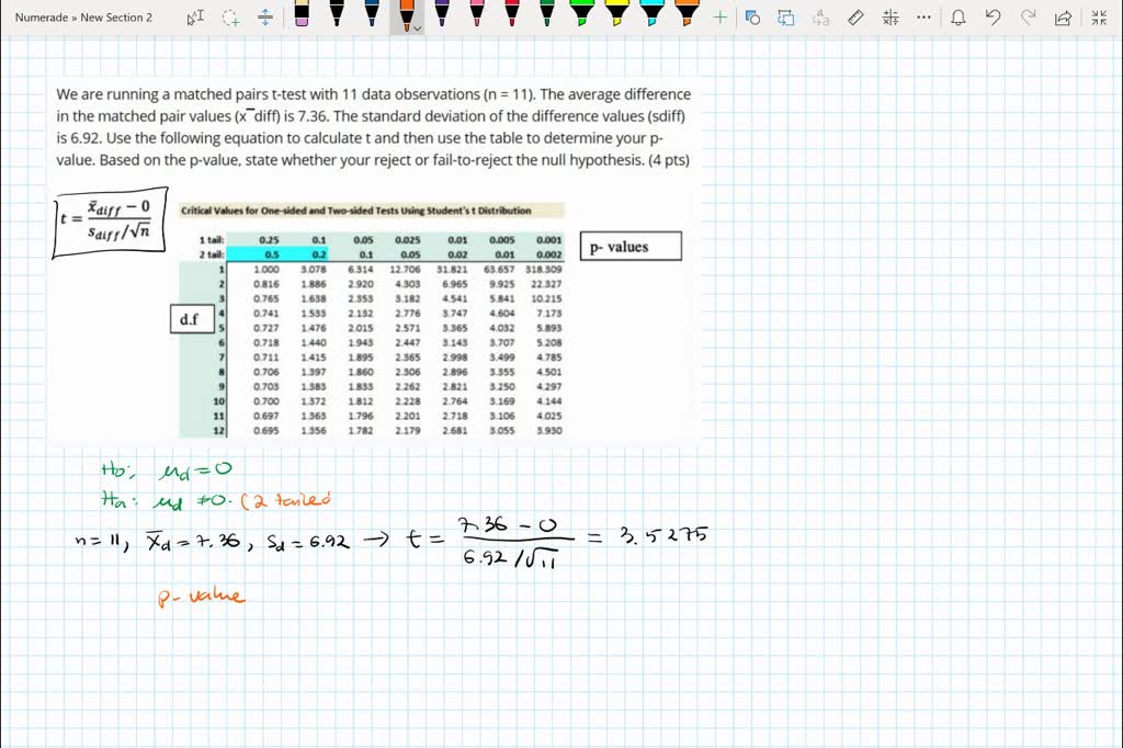 SOLVED: 'state the conclusion in context for the two-sample t-test.What ...