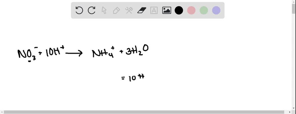 SOLVED: Balance the following reactions using the half-reaction method ...