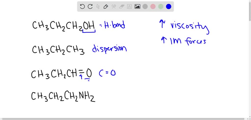 SOLVED: Rank the compounds below from lowest to highest viscosity based ...