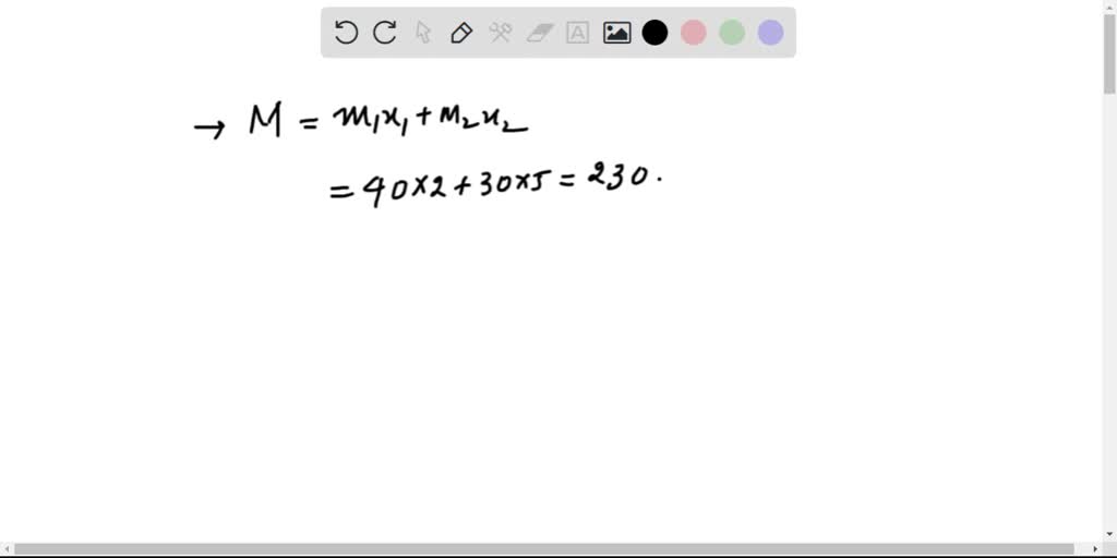 SOLVED: Point-masses mi are located on the x-axis as shown in the figure below. Find the moment ...