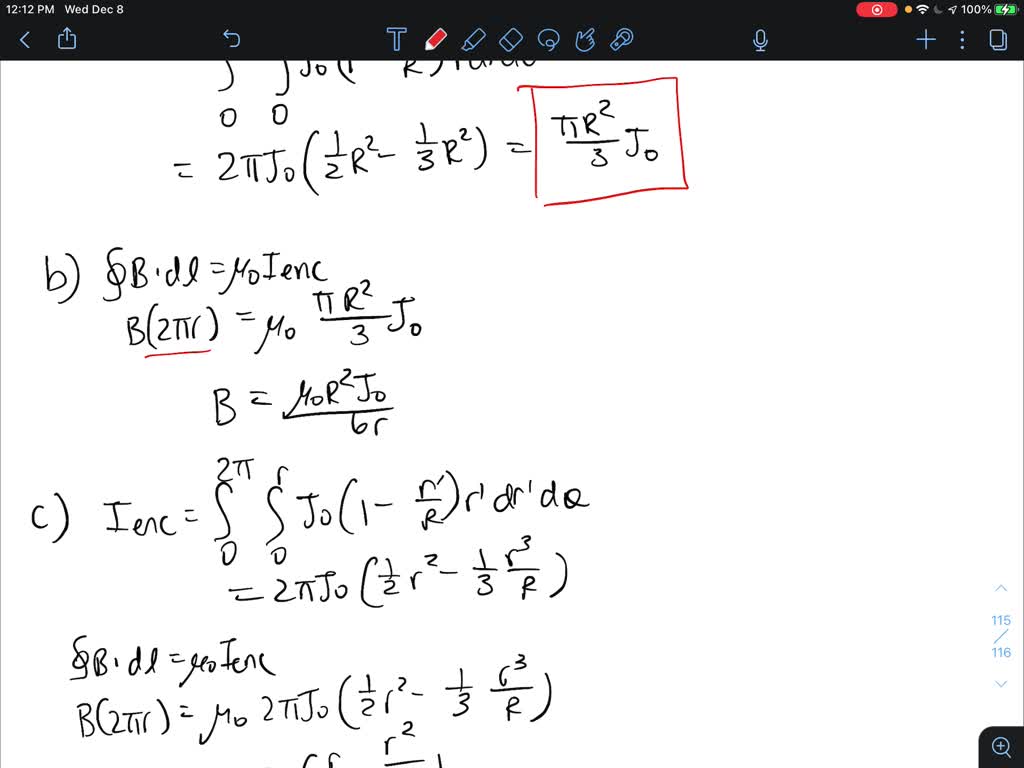 A current I flows parallel to the axis of a long conducting pipe, of ...